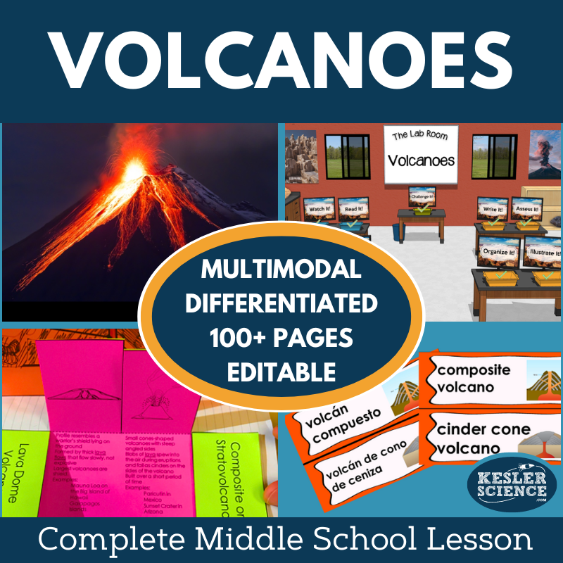 Volcanoes Activities for Middle School Science