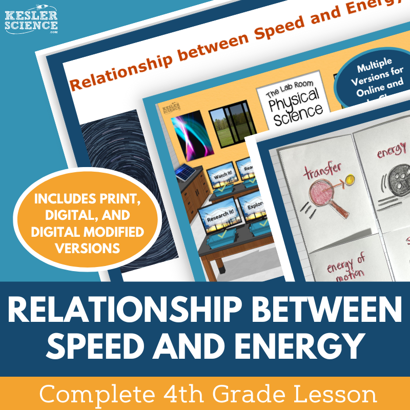 NGSS - Speed & Energy Activities for 4th Grade Science