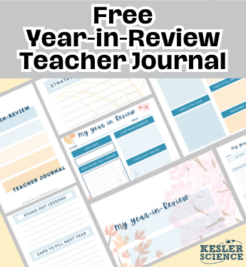 Free Year in Review Teacher Journal!